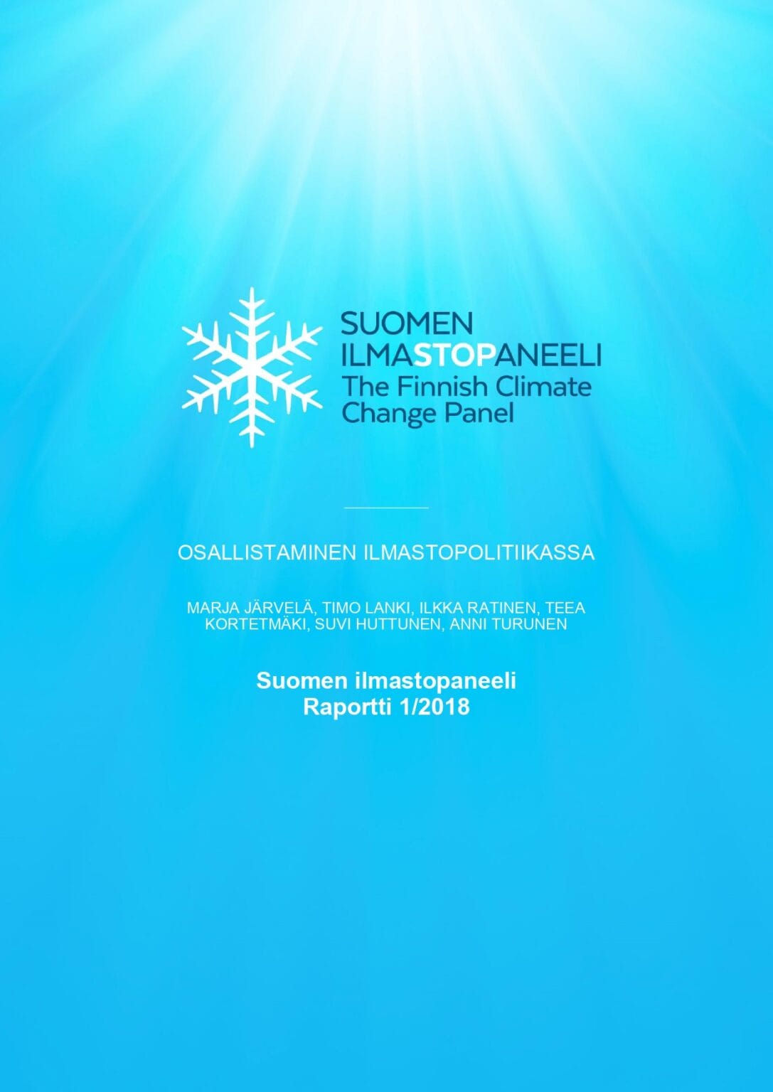 Osallistaminen ilmastopolitiikassa – Ilmastopaneeli
